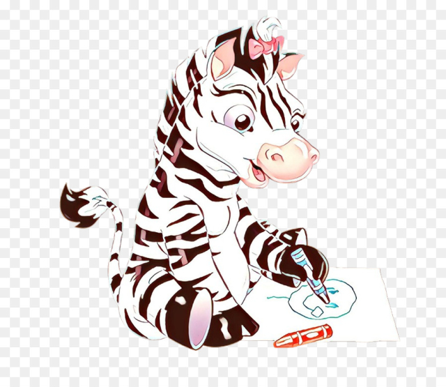 Free: zebra animal figure cartoon clip art wildlife - nohat.cc