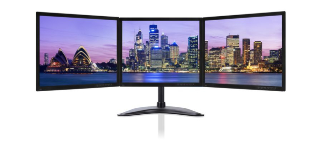 Free: Zenview Triple-Screen Monitor LCD Arrays, 19-43″ IPS | Digital ...