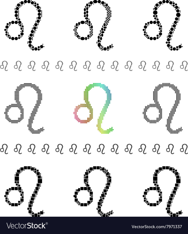 Free: Zodiac Sign Leo Set vector image - nohat.cc